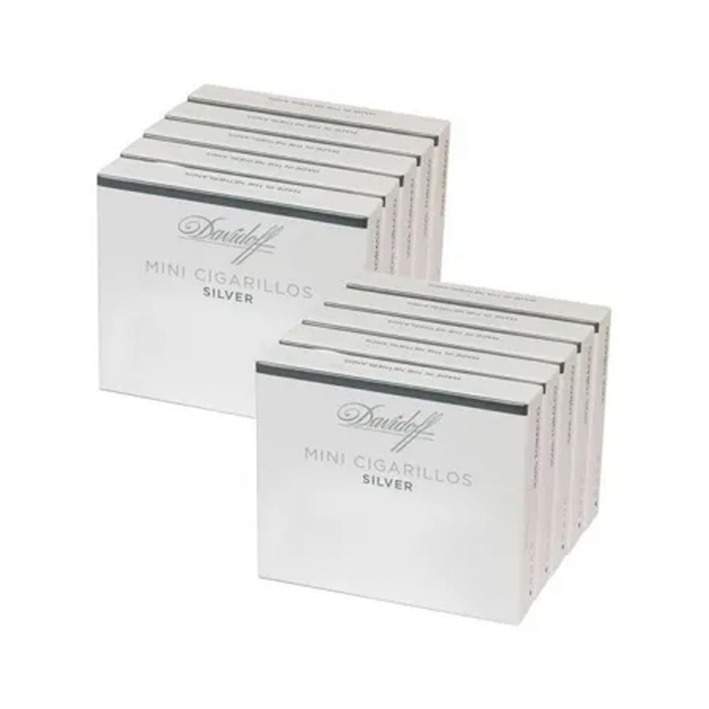 Davidoff Mini Cigarillos Silver Box of 20 - Cigar Club India